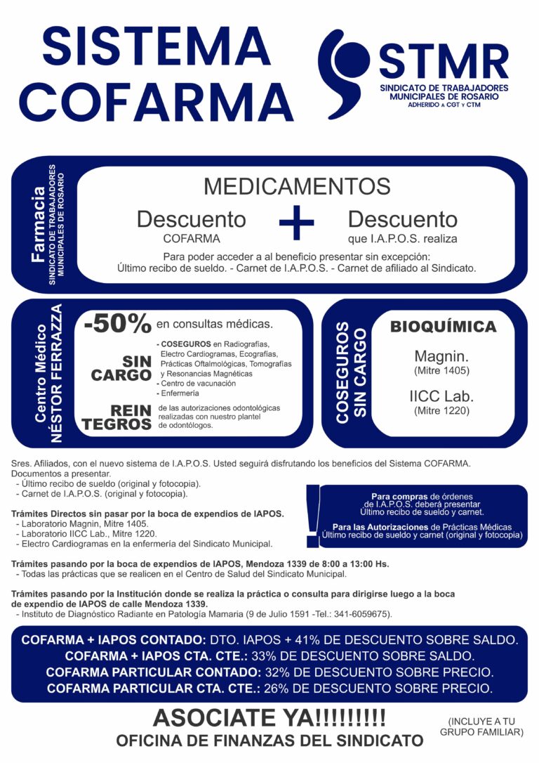 SISTEMA COFARMA – Sindicato De Trabajadores Municipales De Rosario